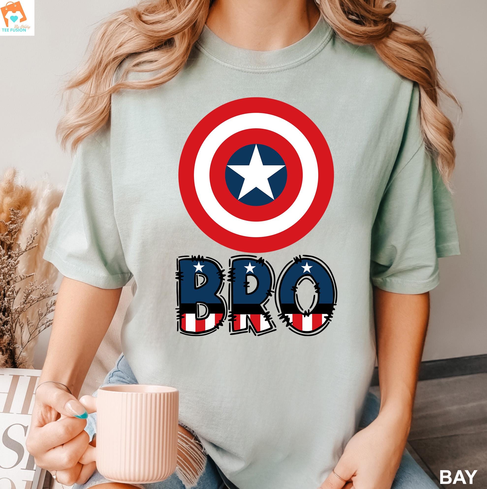 Custom Captain America Shirt Personalized Captain America Shirt ...