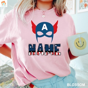 Custom Captain America Shirt Personalized Captain America Shirt ...
