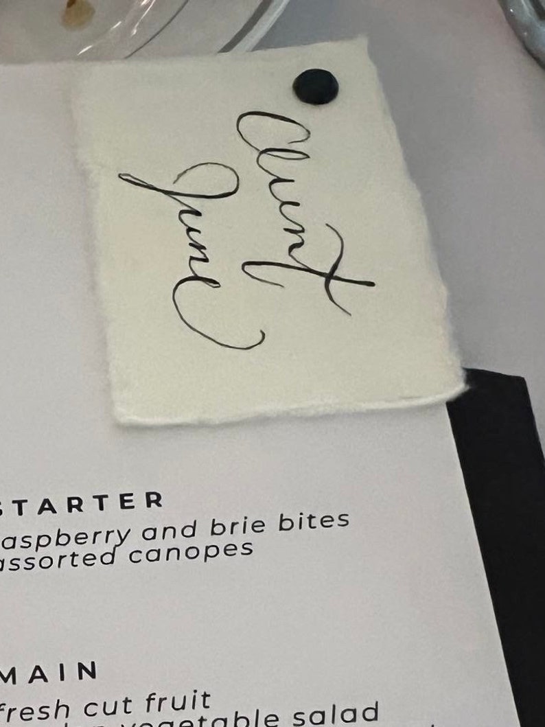 Custom Place Cards, Name Cards, Name Tags, for Wedding, Party ...