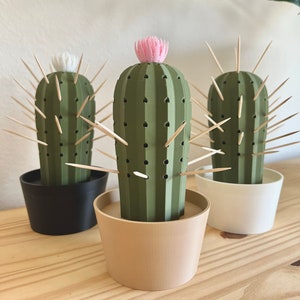3D Printed Cactus Toothpick Dispenser: Charcuterie Board Decor - Etsy
