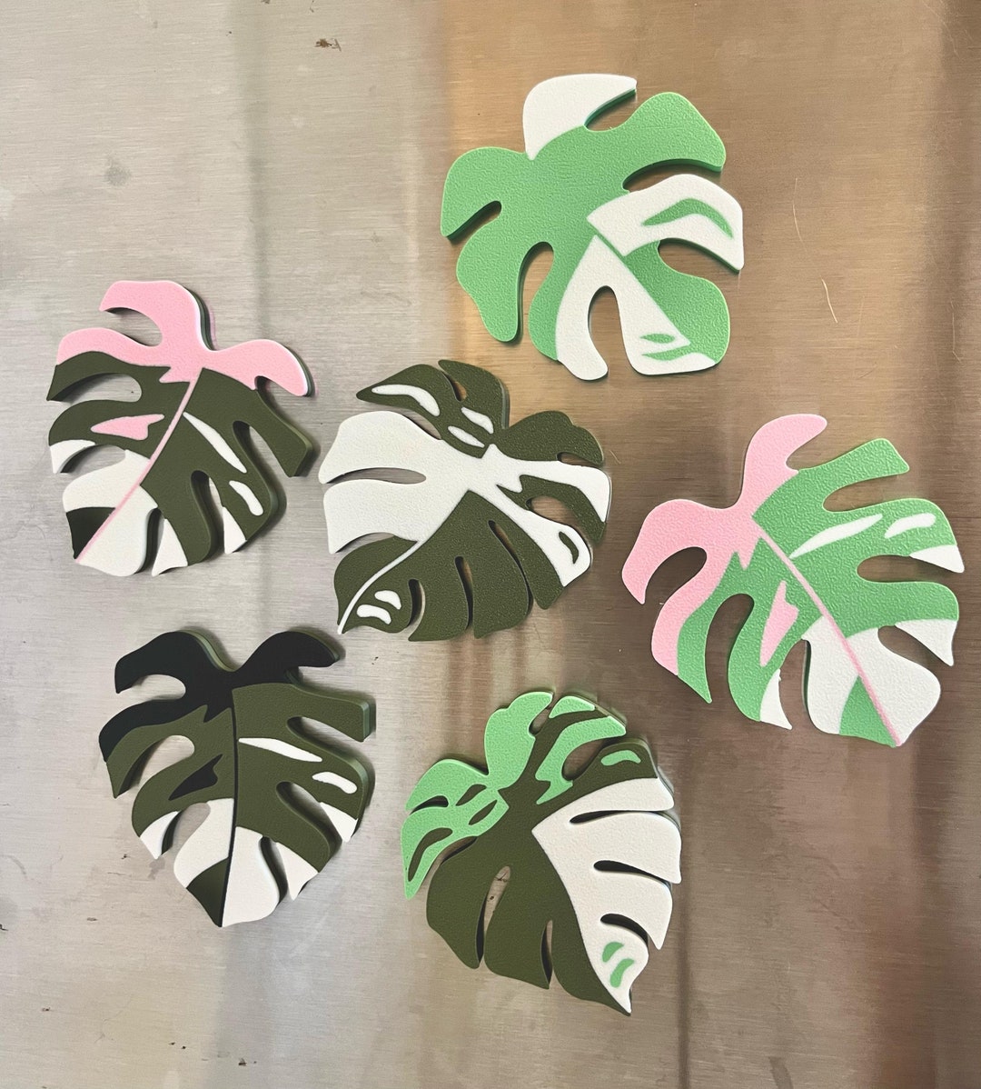 Full Set Large Magnet Monstera for Fridge Strong Magnets Refrigerator ...