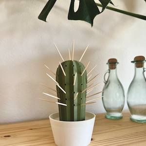 3D Printed Cactus Toothpick Dispenser: Charcuterie Board Decor - Etsy
