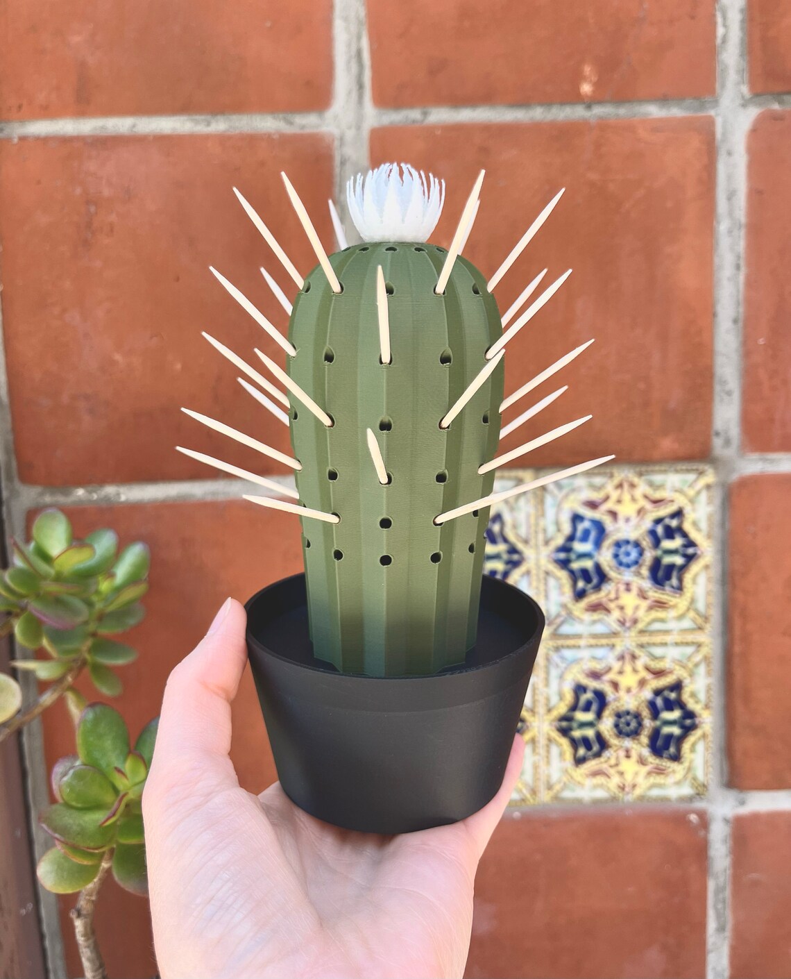 3D Printed Cactus Toothpick Dispenser: Charcuterie Board Decor - Etsy