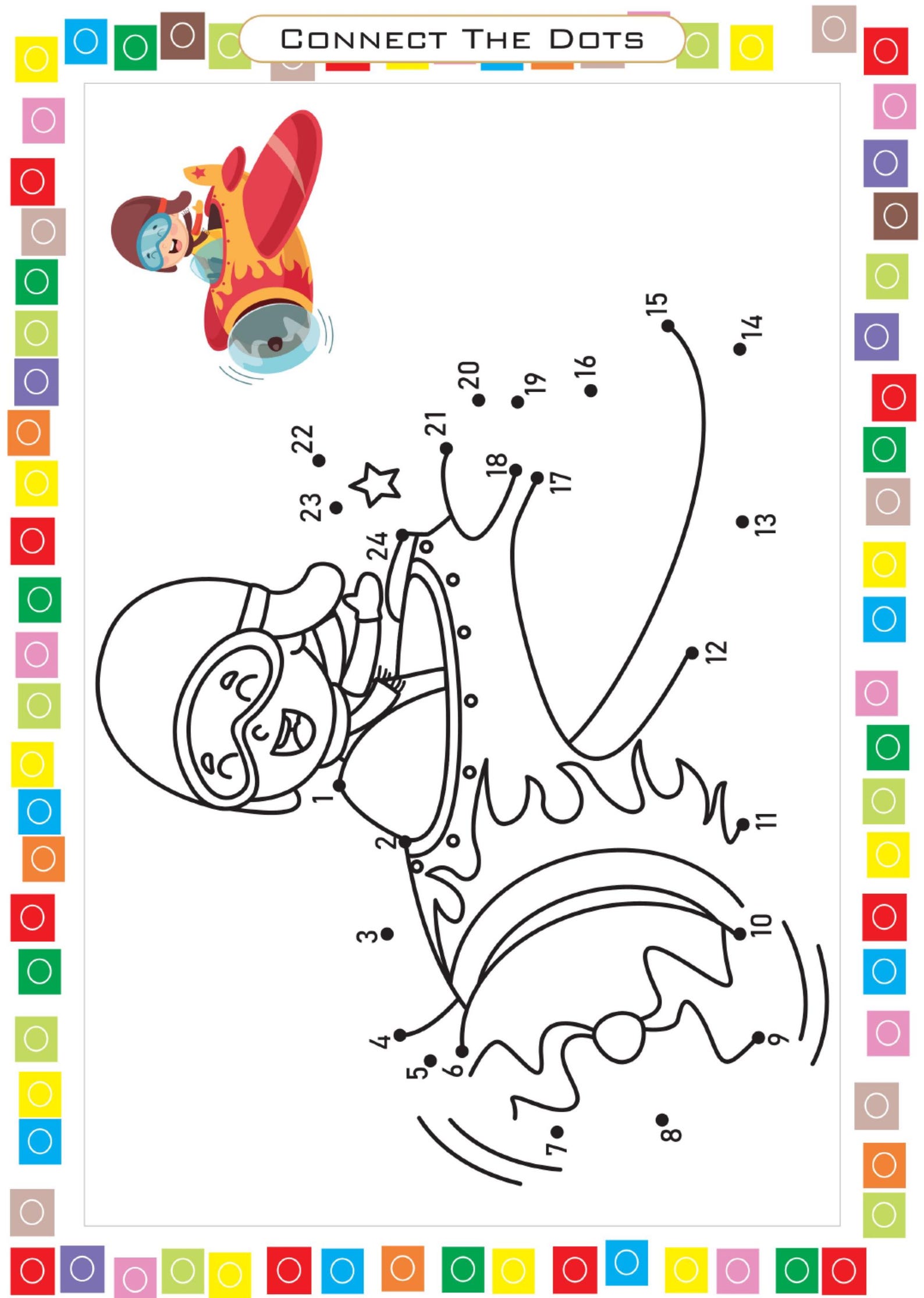 Connect the Dots: Fun and Educational Picture Puzzles for Kids to ...