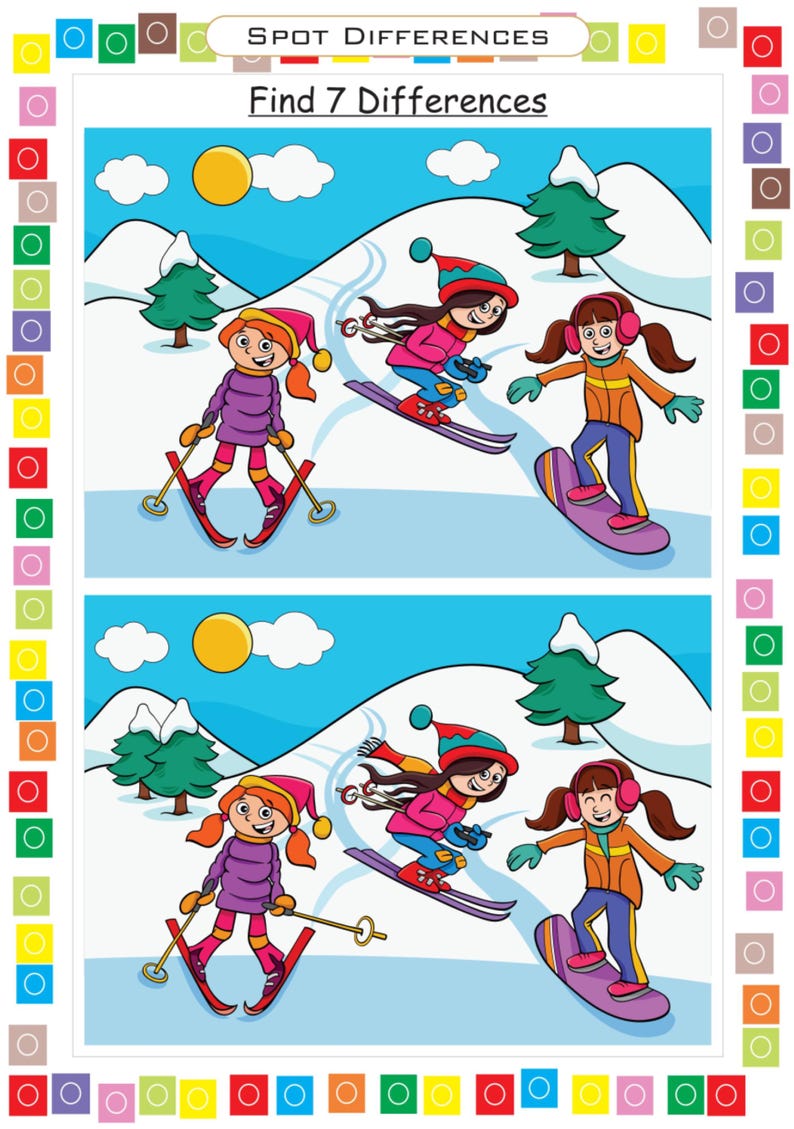 Fun Spot the Difference Games for Kids: Boost Focus, Visual Skills, and Attention to Detail ...