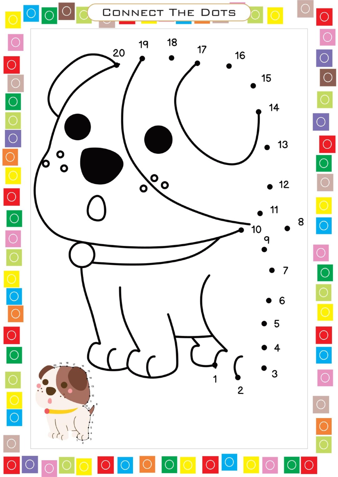 Connect the Dots: Fun and Educational Picture Puzzles for Kids to ...