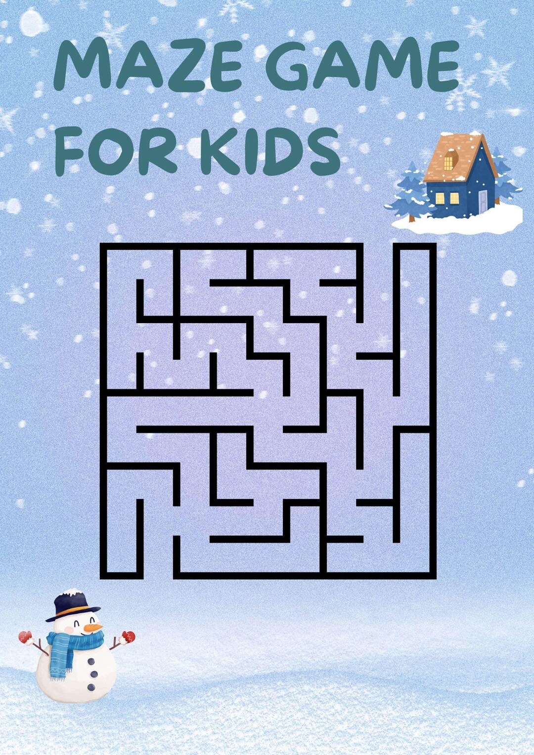 Puzzle Paths: the Ultimate Maze Challenge for Kids 50 Pages - Etsy