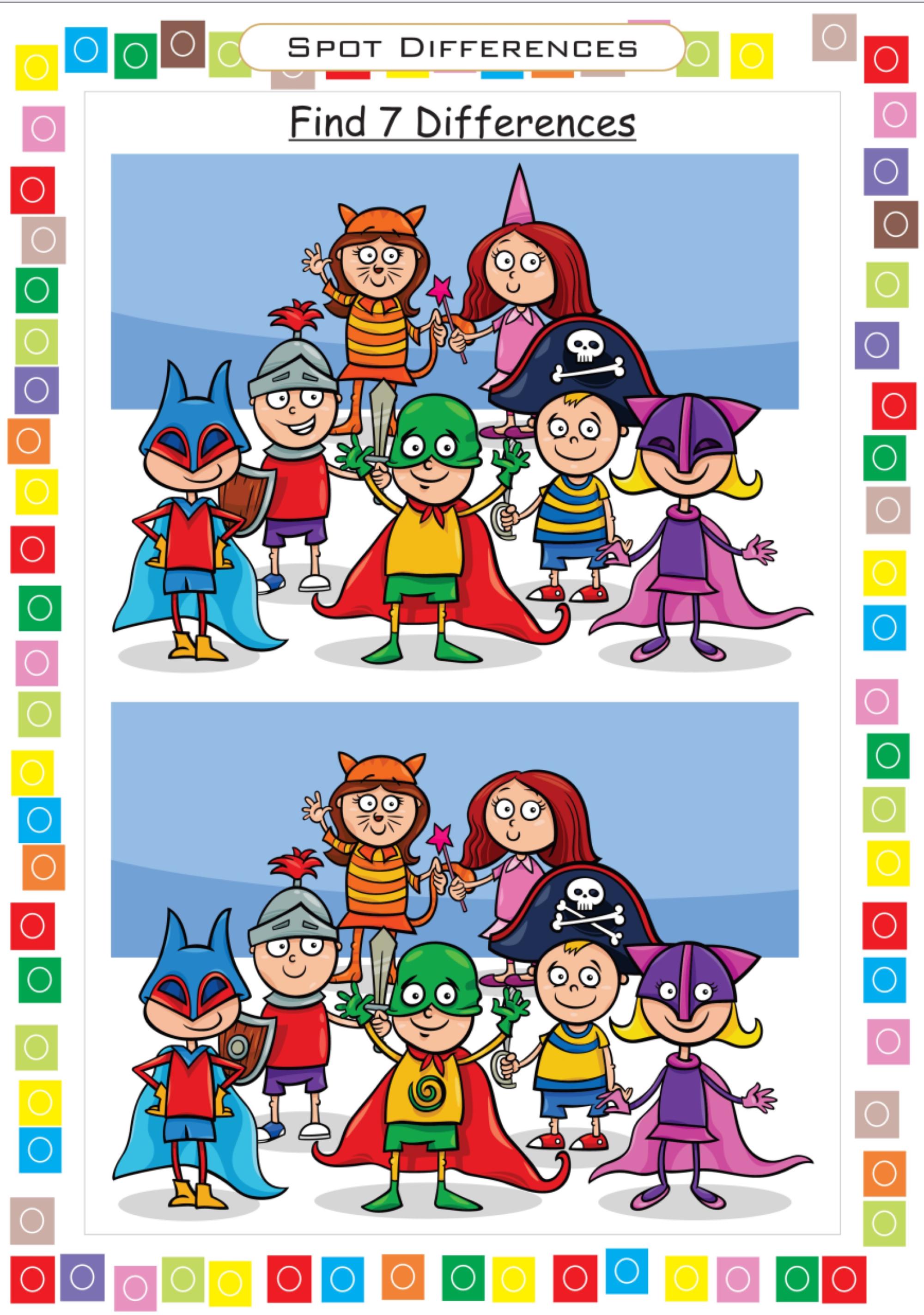 Fun Spot the Difference Games for Kids: Boost Focus, Visual Skills, and ...