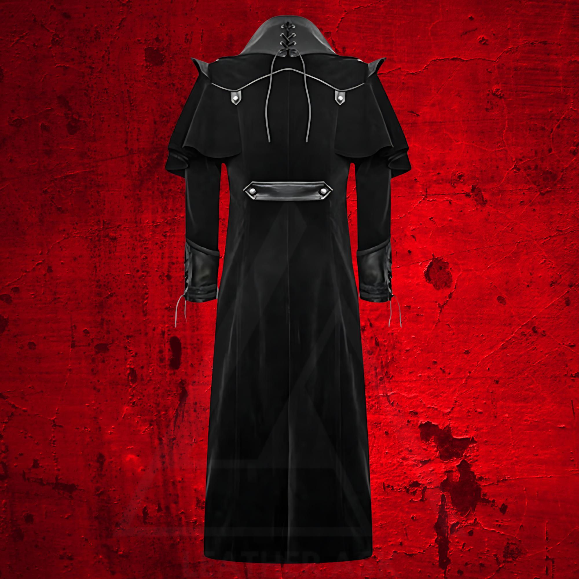 Gothic Steampunk Military Red Mens Punk Highwayman Regency Long Coat ...