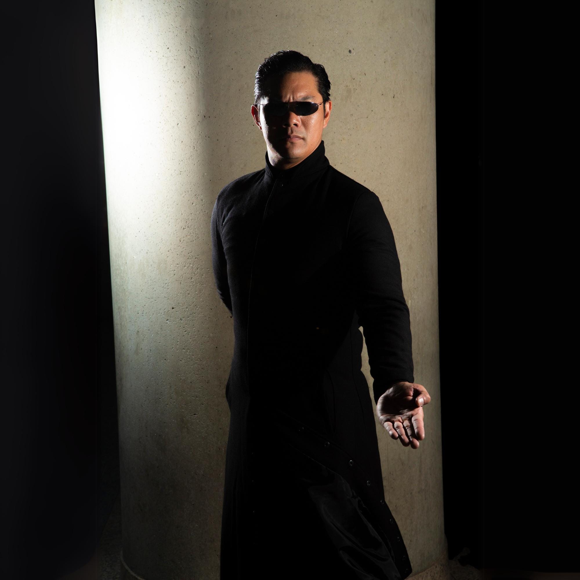 Gothic Cosplay Trench Coat ,matrix Cosplay, Matrix Black Coat ...