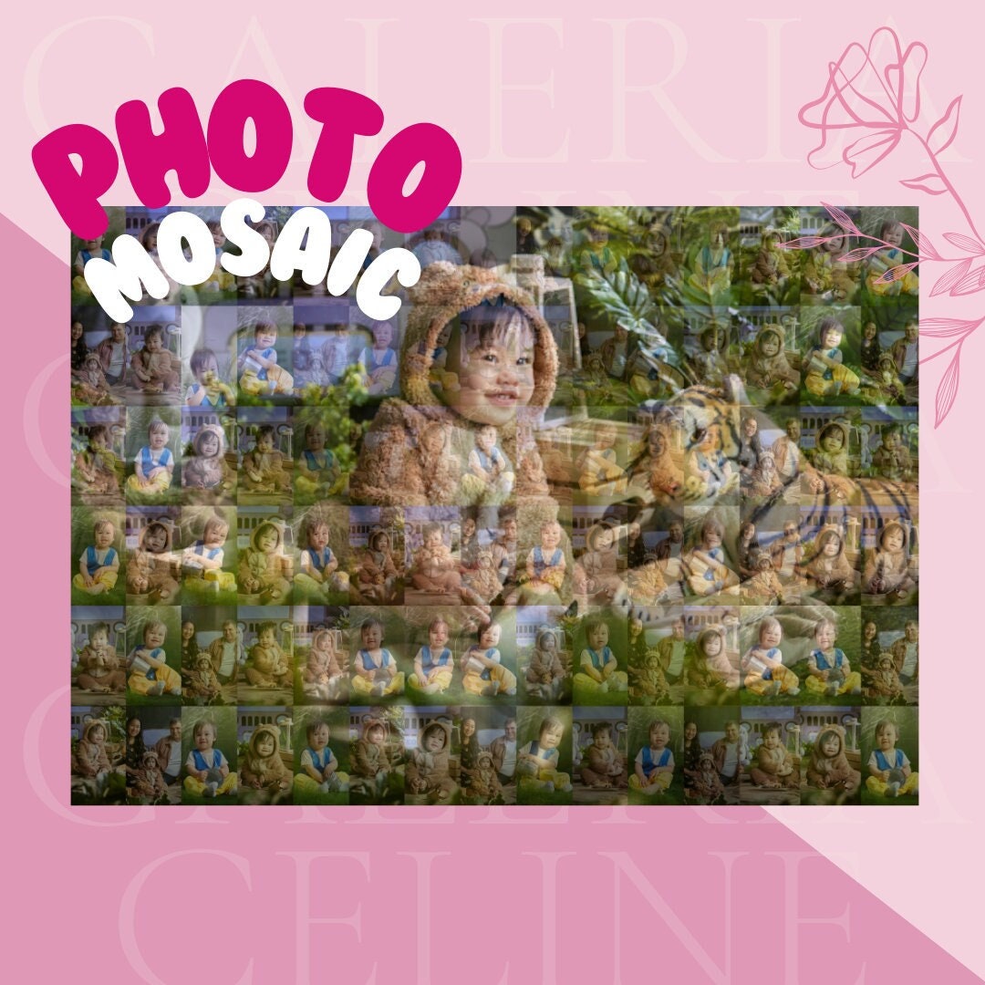 Photo Mosaic | Custom Photo Mosaic | Personalized | Photo Collage ...