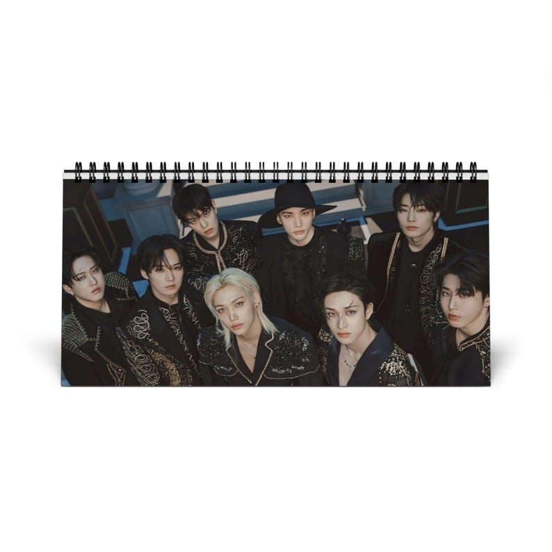 Stray Kids K-pop Desktop Calendar, SKZ K-pop Desk Flip Calendar, STAY ...