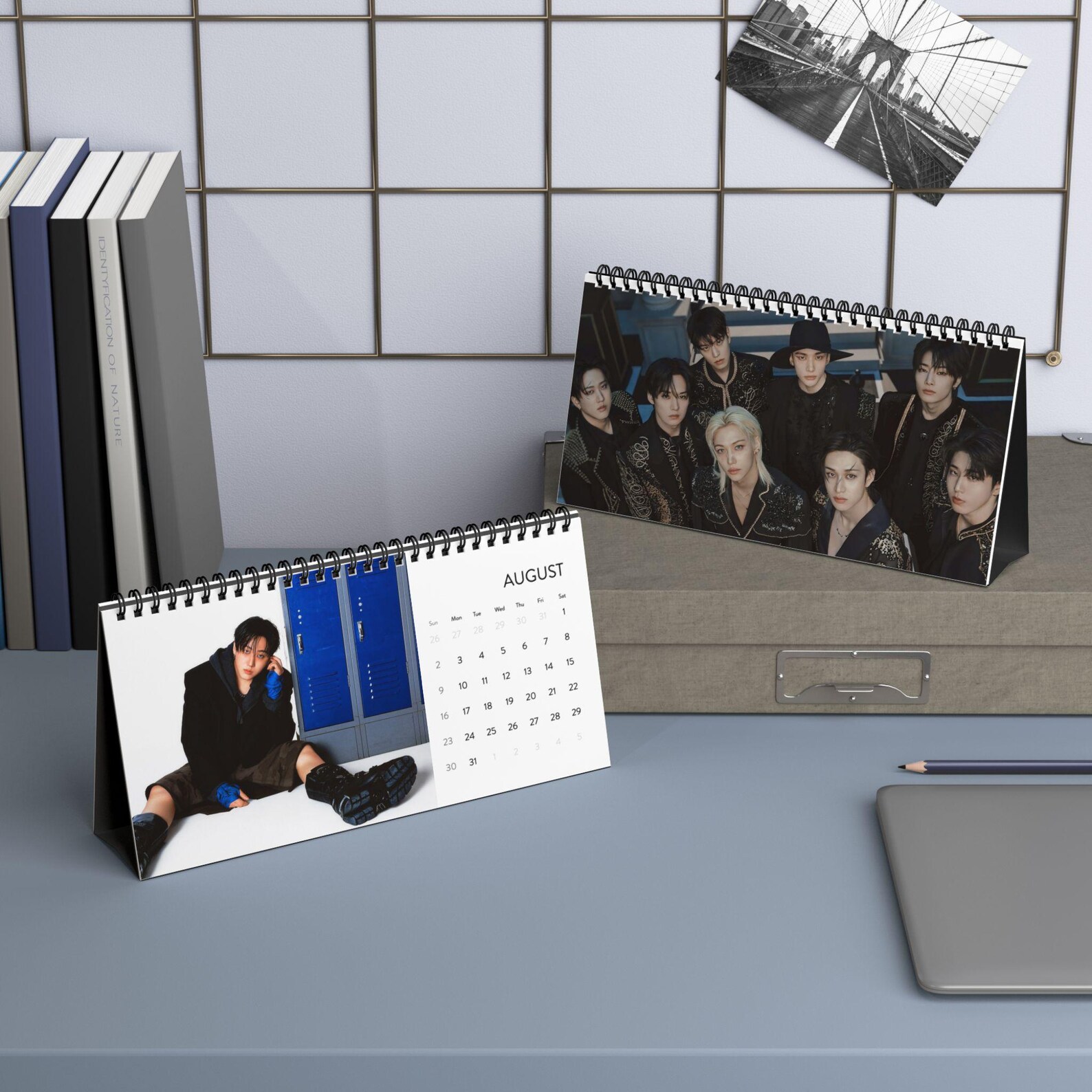 Stray Kids K-pop Desktop Calendar, SKZ K-pop Desk Flip Calendar, STAY ...
