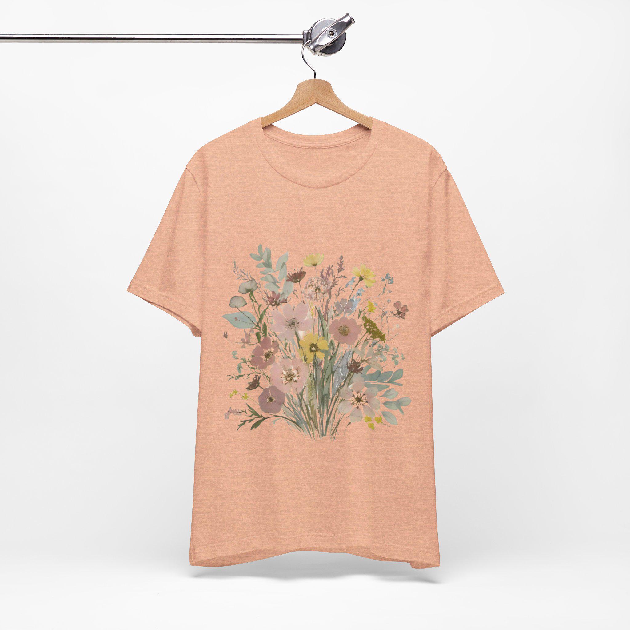 Boho Wildflowers Cottagecore Shirt, Flower T-shirt, Boho T-shirt ...