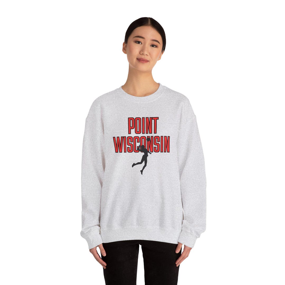 Badgers Wisconsin Volleyball Crewneck Sweatshirt UW Madison Volleyball ...