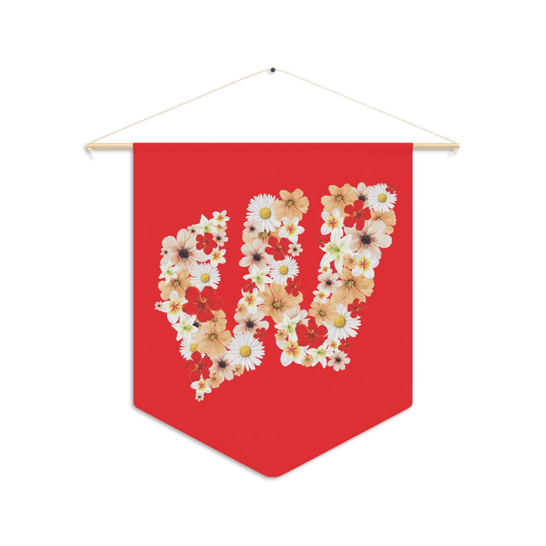 UW Madison Merch UW Madison Decor Wisconsin Pennant Uw-madison Wall ...