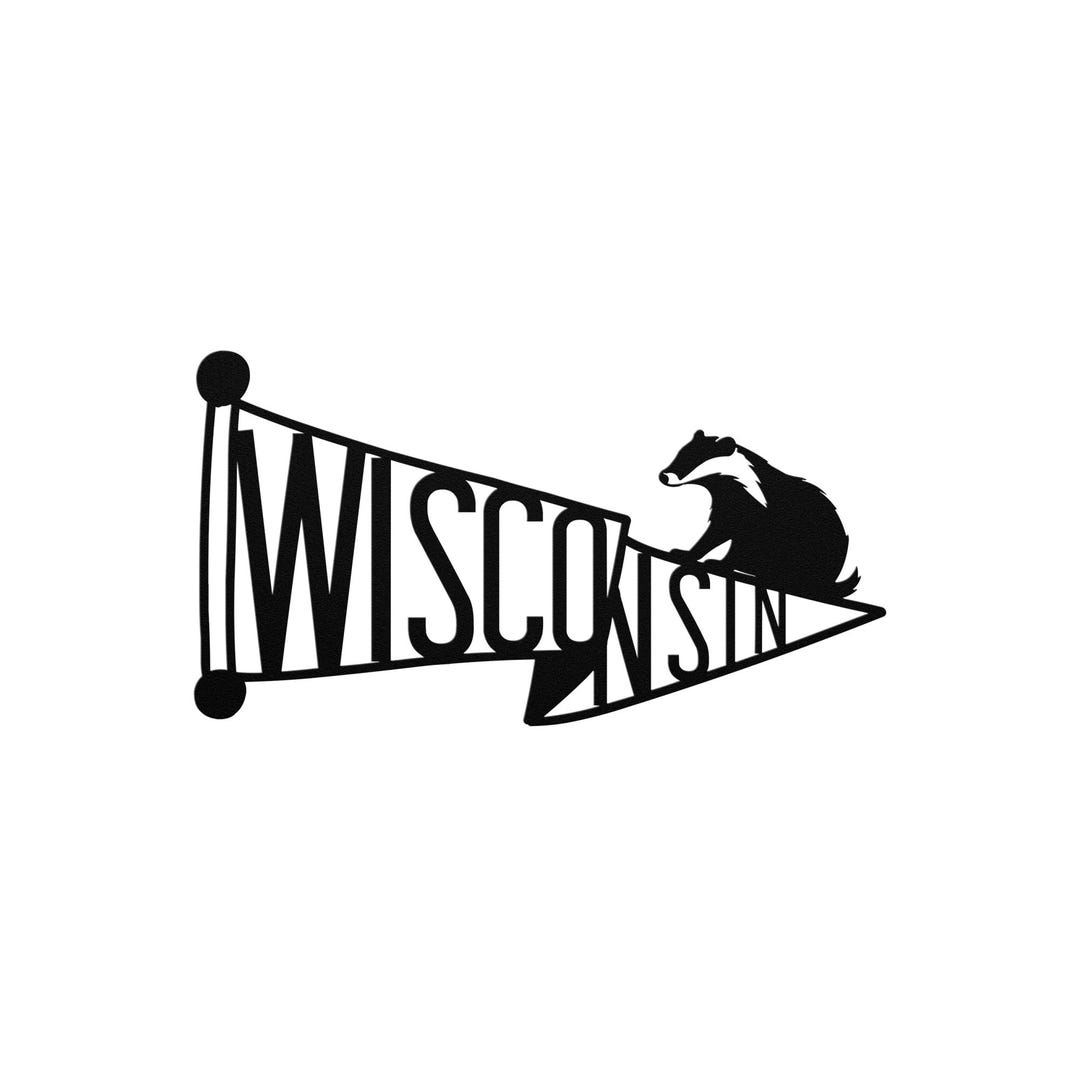 Badger Sign, UW Madison Merch, UW Madison Decor, UW Madison Gift, Uw ...