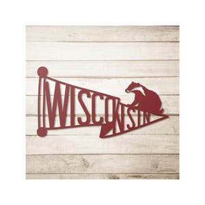 Badger Sign, UW Madison Merch, UW Madison Decor, UW Madison Gift, Uw ...
