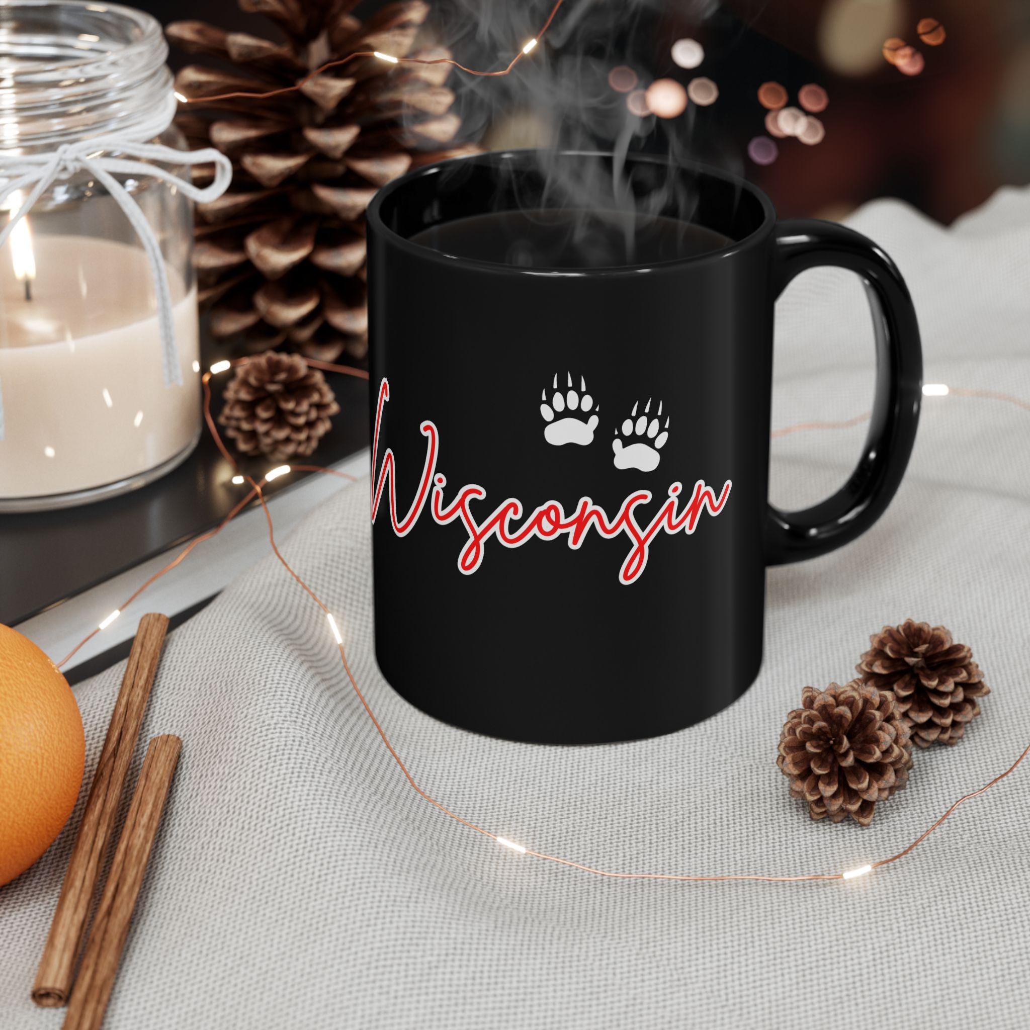 Wisconsin Coffee Mug Badger Cup UW Madison Student Gift for Wisconsin ...