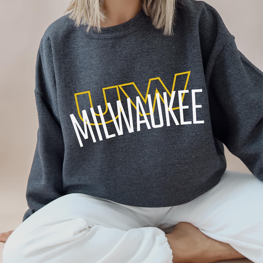 UW Milwaukee Sweatshirt UWM Womens Crewneck UW Milwaukee Apparel ...