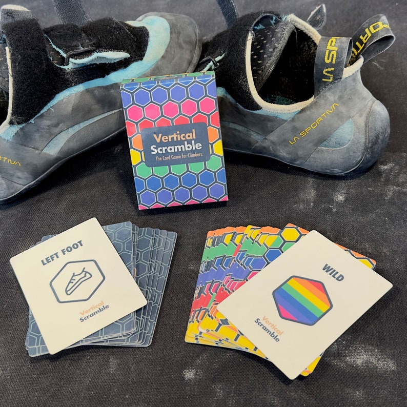 Vertical Scramble - the Card Game for Climbers - Gift for Rock Climbers ...