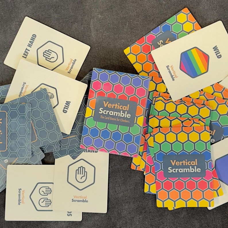 Vertical Scramble - the Card Game for Climbers - Gift for Rock Climbers ...