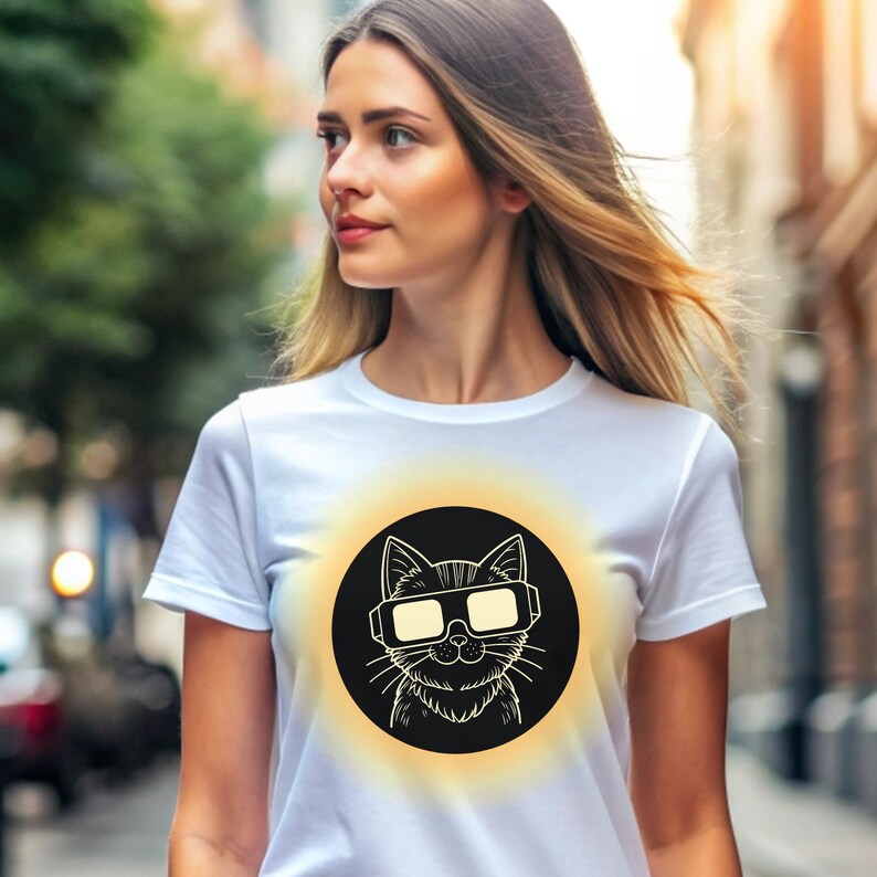 Bundle Solar Eclipse, Cat, Dog, Total Solar Eclipse 2024 Png, Solar ...