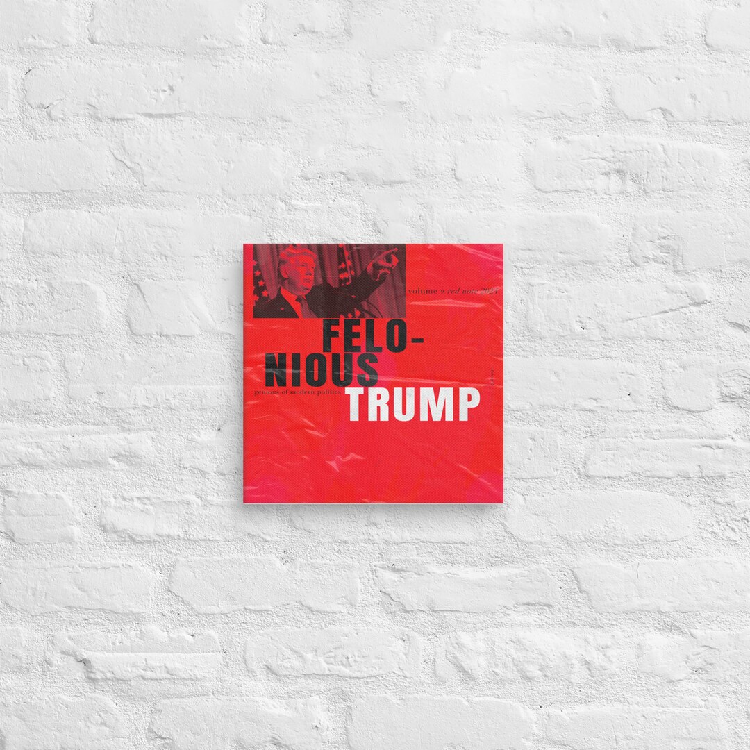 Donald Trump Album Cover Graphic Wall Art - Etsy