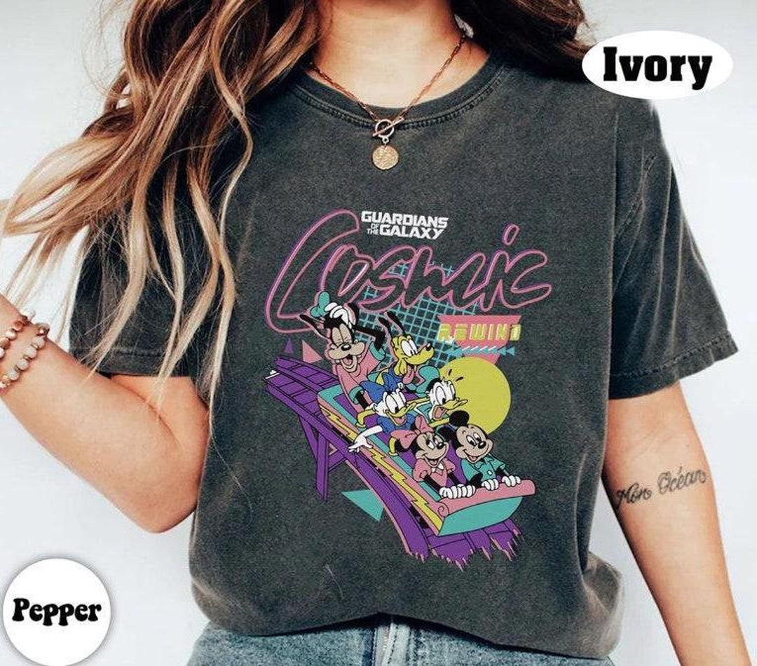 Guardians of the Galaxy Cosmic Rewind Shirt, Vintage Mickey and Friends ...