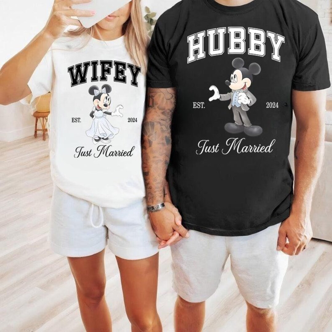 Disney Husband and Wife Shirts, Wedding Anniversary Shirt, Social Club ...