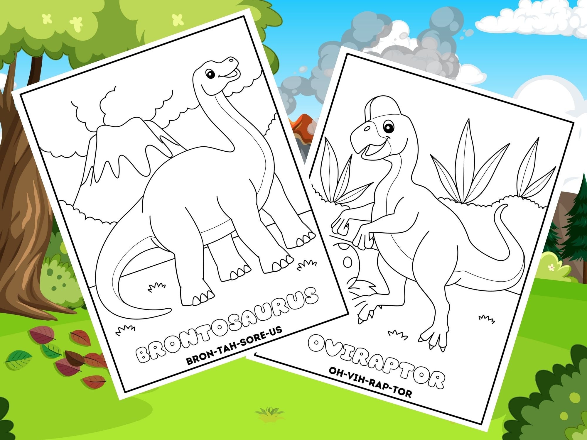 Dinosaur Coloring Pages, Dinosaur Coloring Pages for Kids, 28 Printable ...