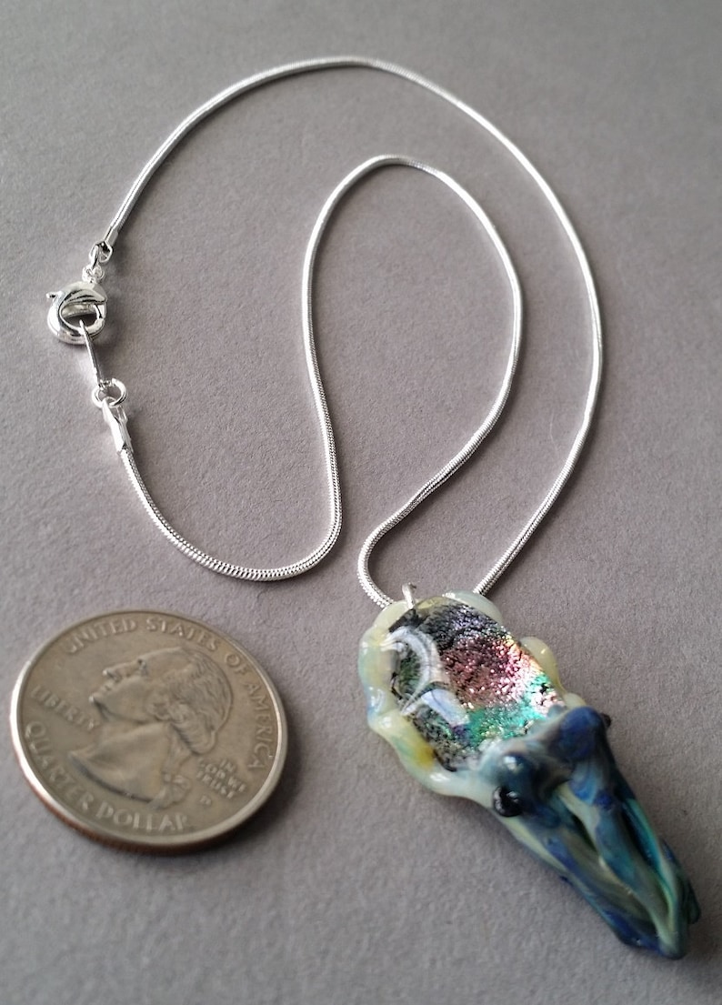 Cuttlefish Pendant Cuttle Fish Necklace Sea Life Jewelry - Etsy