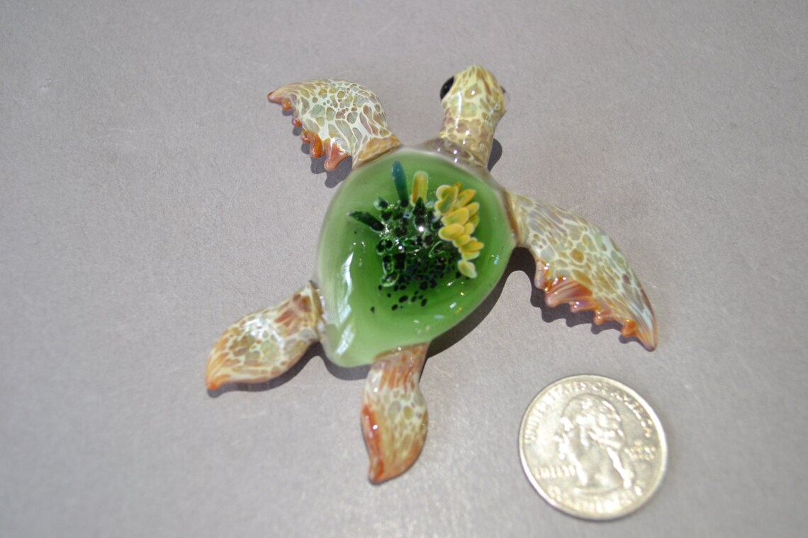 Green Sea Turtle Mens Gift Animal Ocean Art Sculpture | Etsy