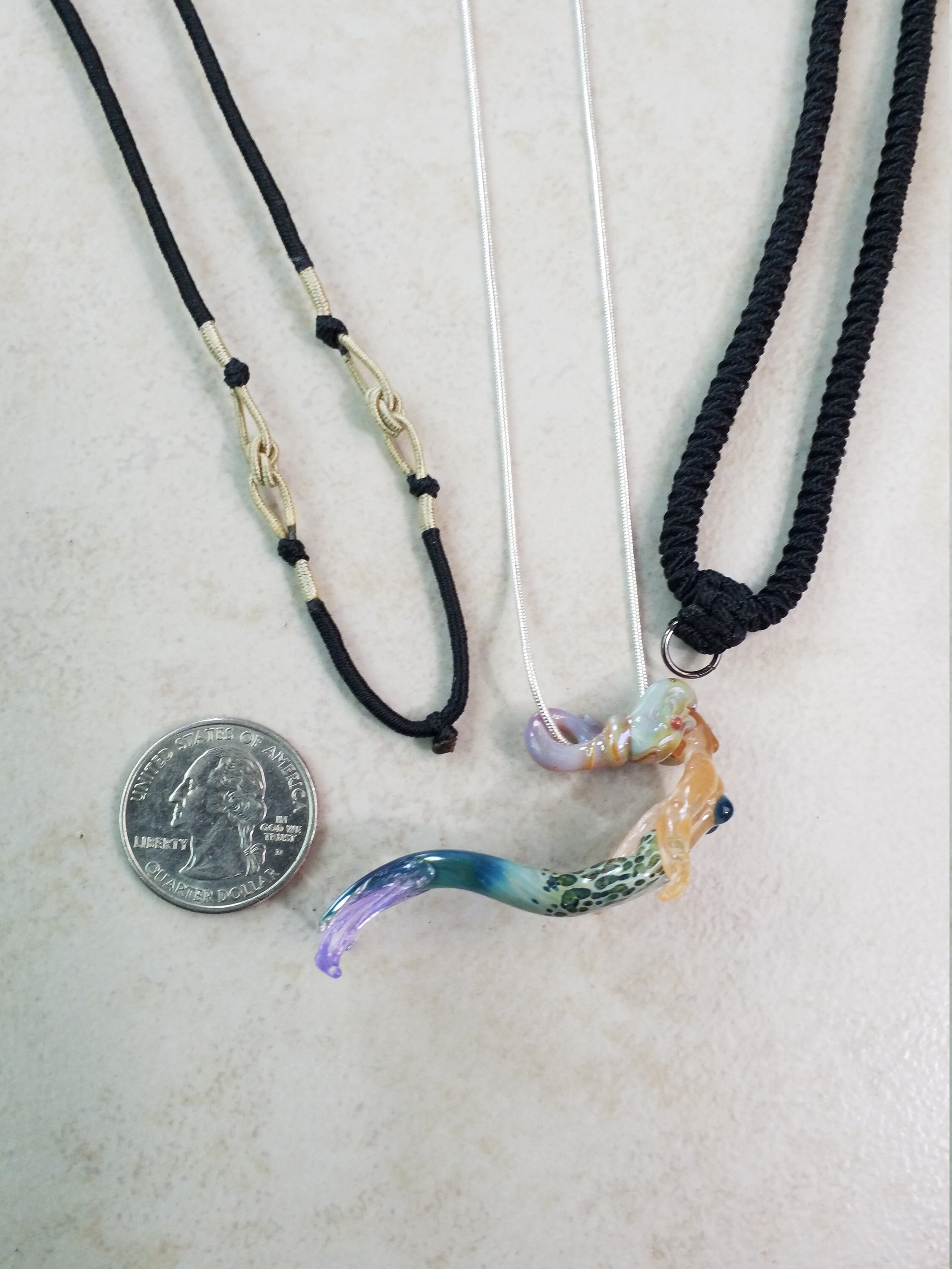 Sea Glass Ariel Mermaid Pendant Mermaid Tail Jewelry Ocean Art | Etsy