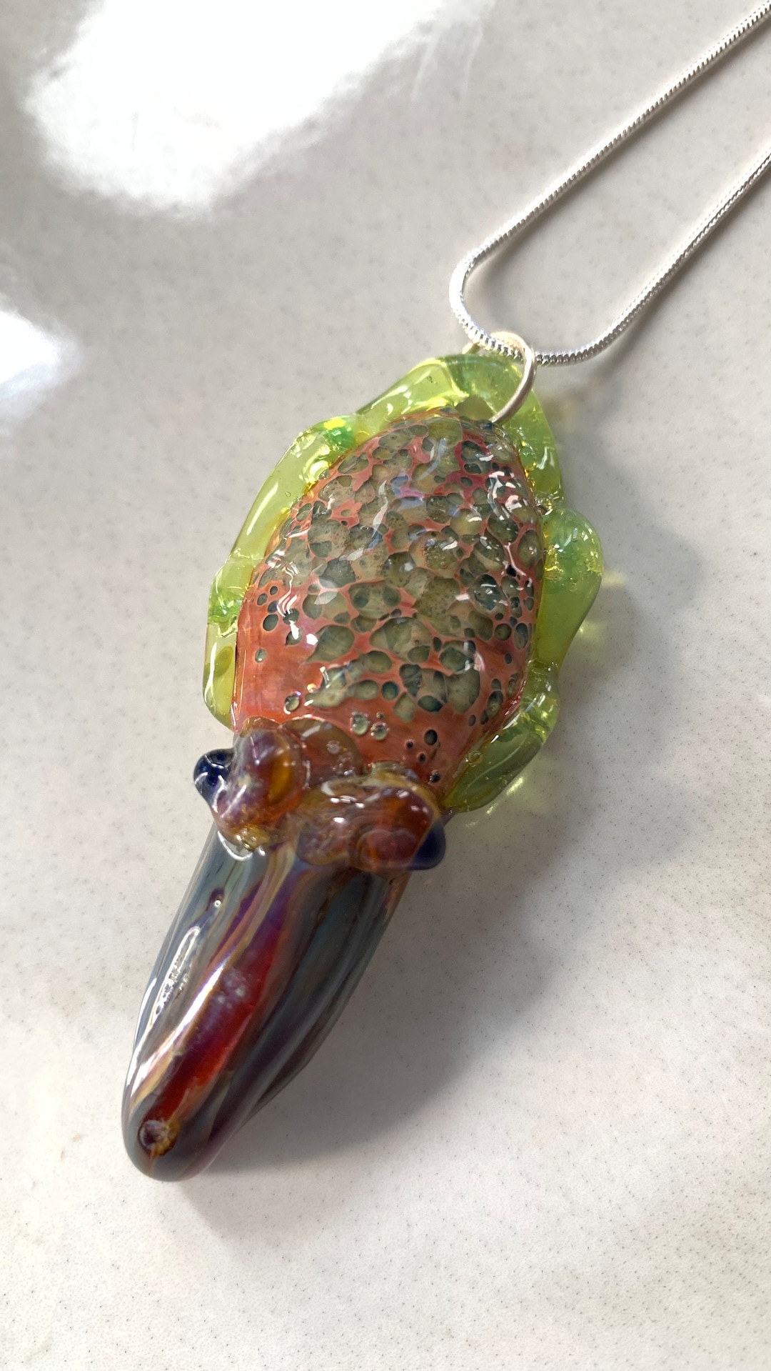 Cuttlefish Pendant Cuttlefish Necklace Jewelry Girlfriend Gift for Mom ...