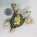 Glass Turtle Shell Sea Turtle Sea Shell Blown Glass Turtle - Etsy
