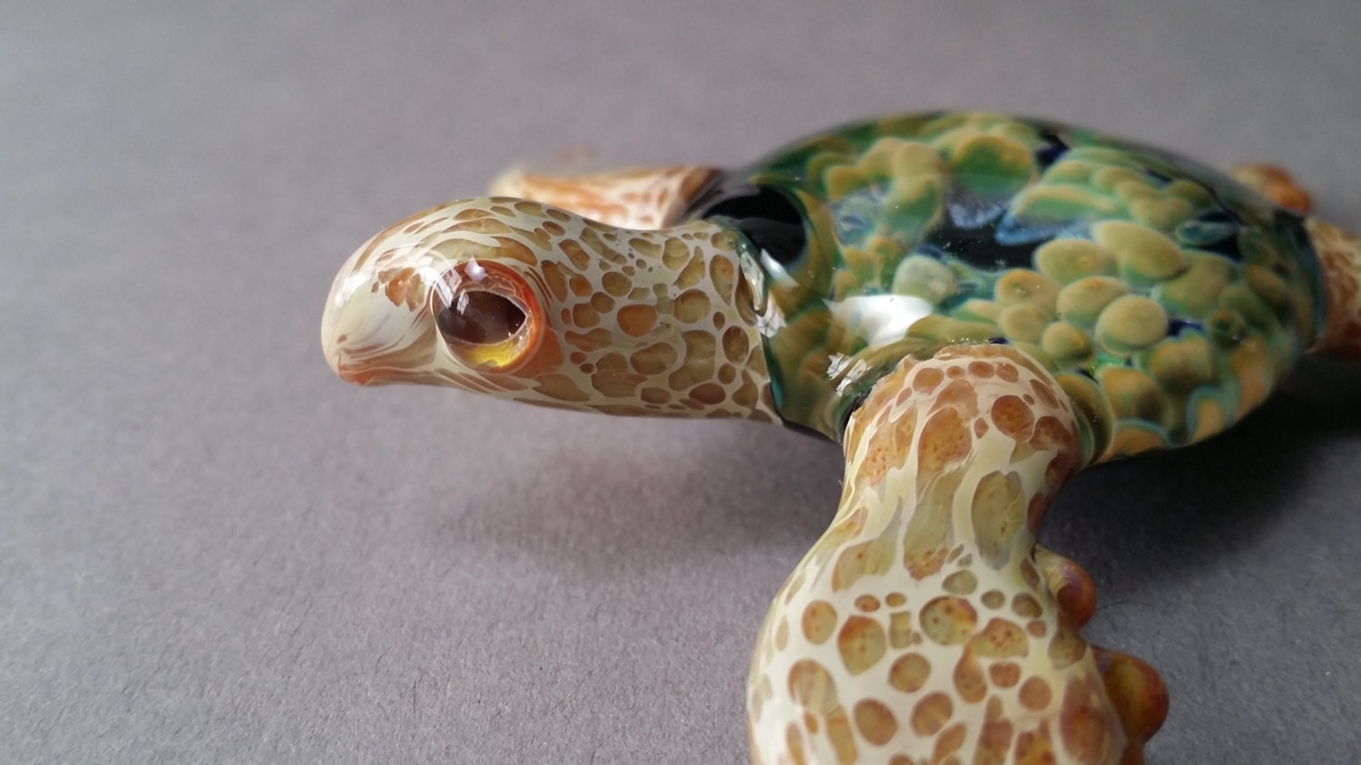 Glass Turtle Shell Sea Turtle Sea Shell Blown Glass Turtle | Etsy