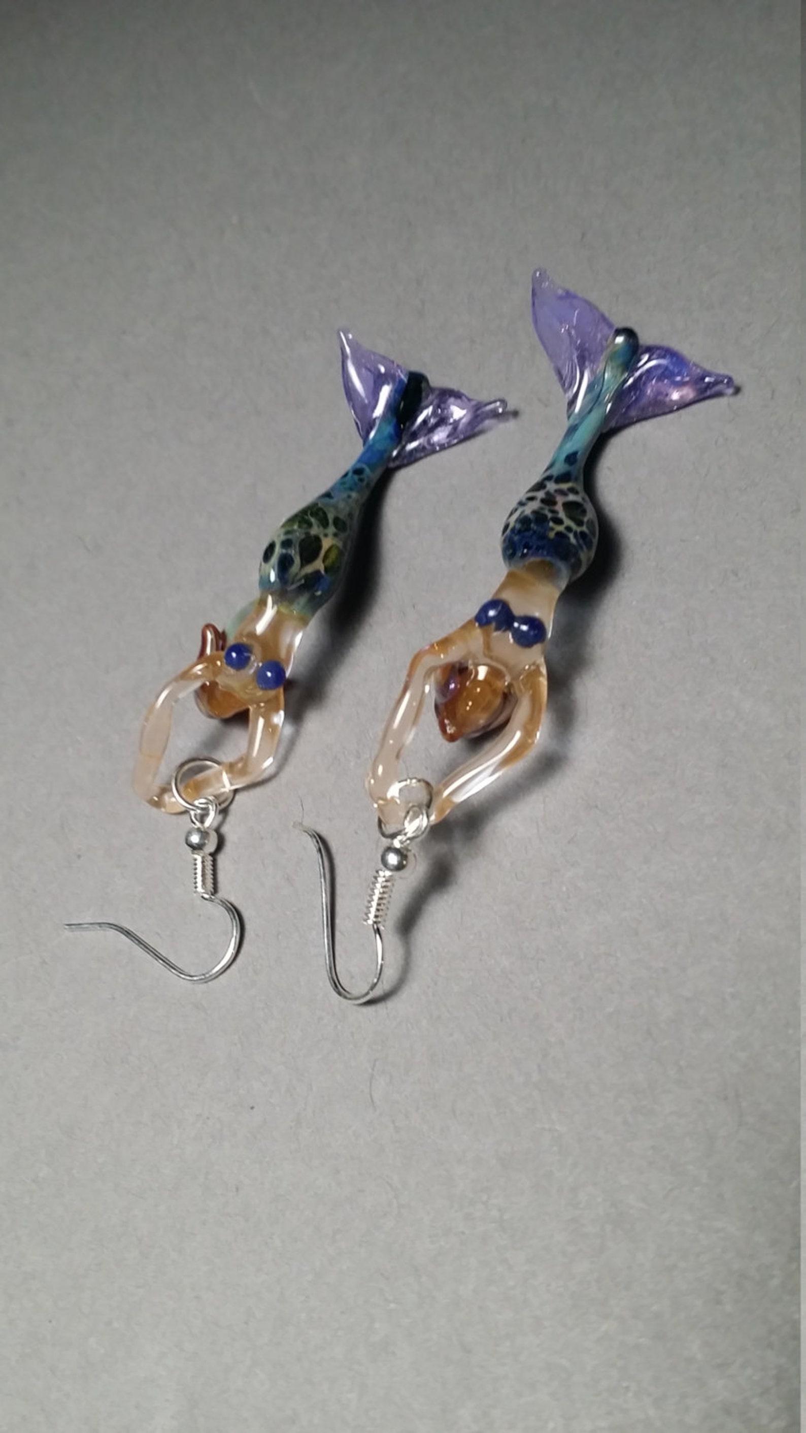 Mermaid Jewelry Mermaid Earrings Mermaid Tail Ocean Mermaid | Etsy