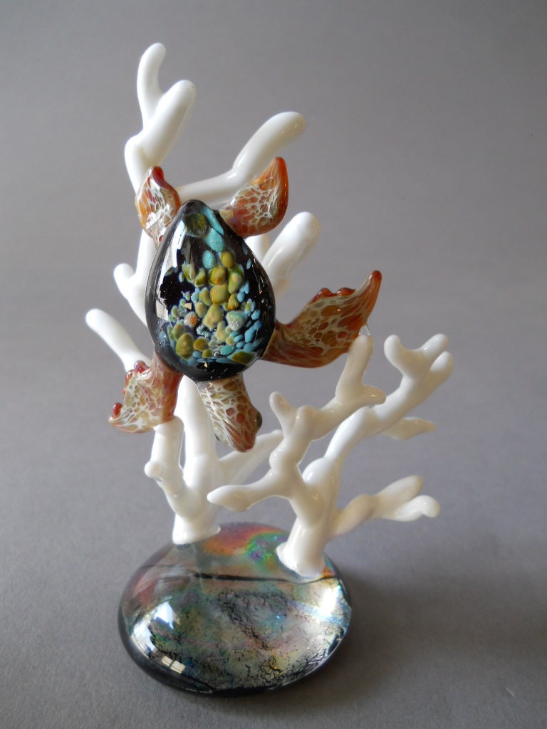 Sea Turtle Sculpture Coral Reef Art Beach House Gift Scuba | Etsy