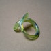 Glass Ring Blown Glass Jewelry Rings Pinky Ring Handmade Sister Gift by ...