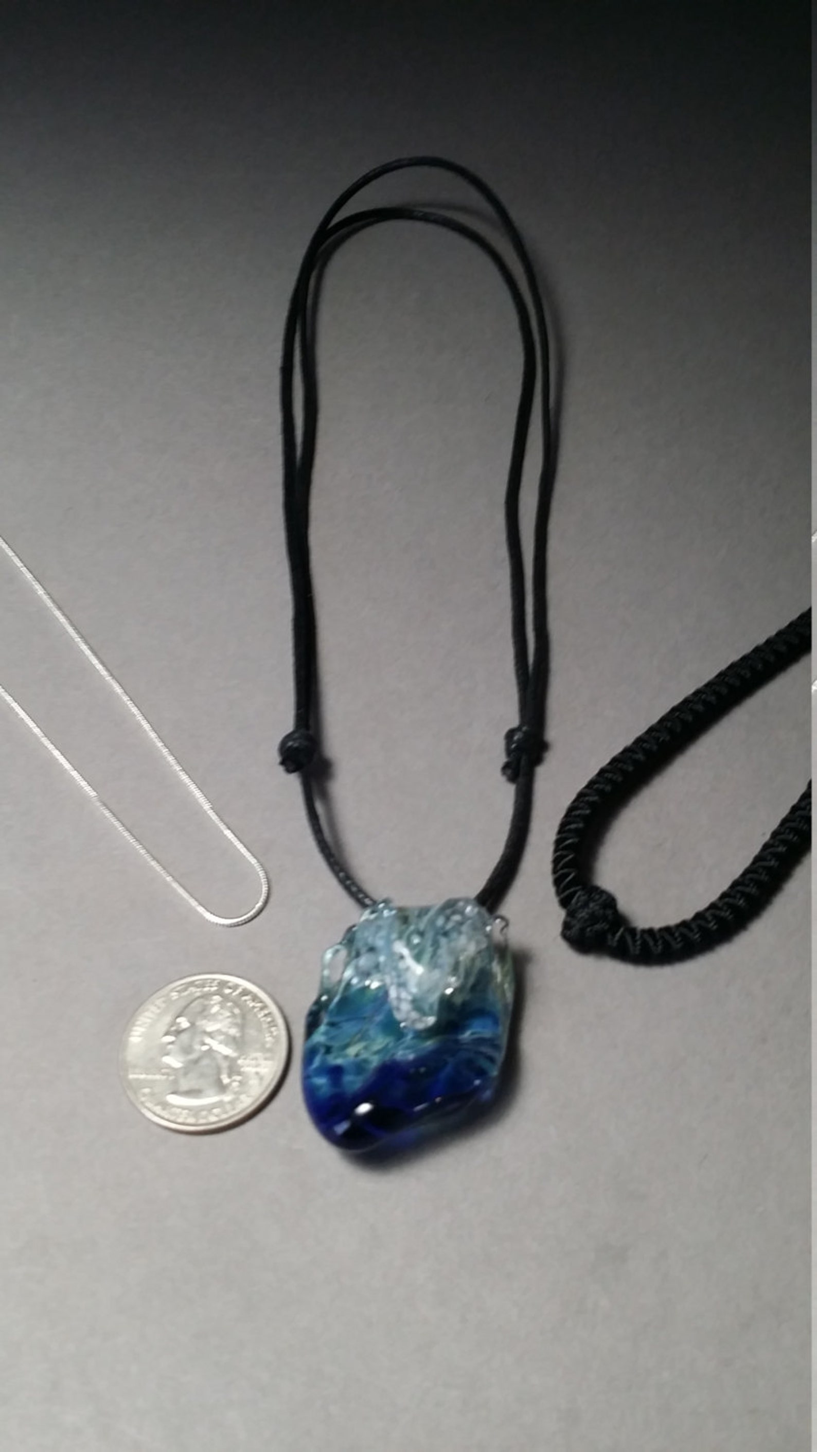 Glass Wave Pendant Surf Jewelry Pendant Beach Jewelry Ocean - Etsy