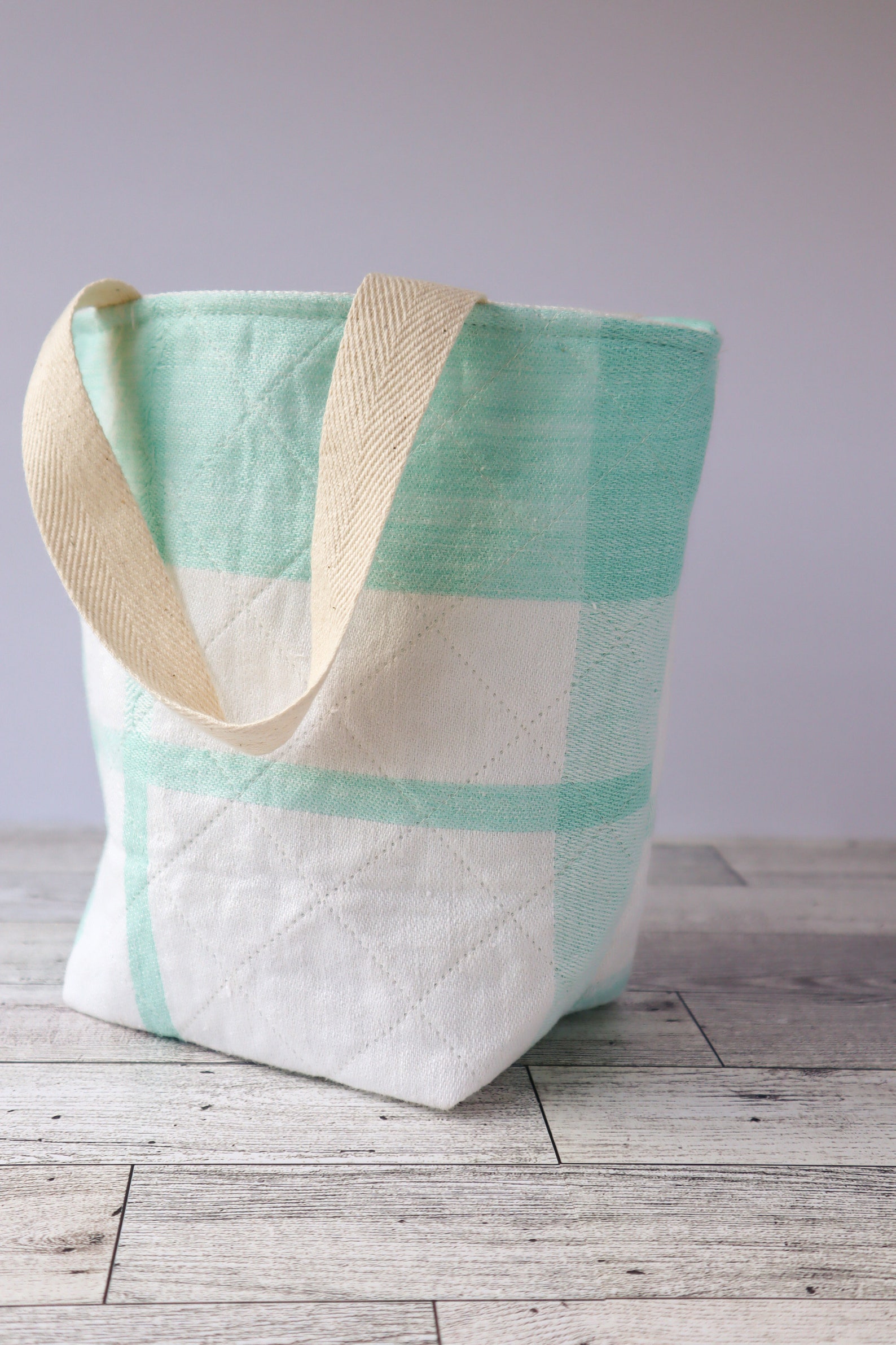 Vintage Quilted Mini Tote Bag, Vintage Quilted Mini Tote Bag for Women ...