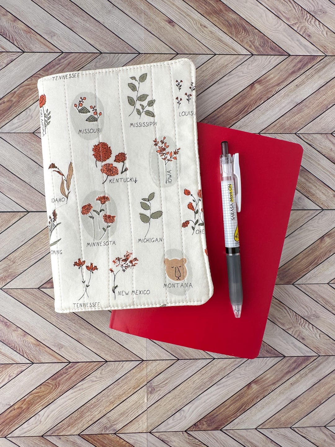 Cotton Quilted B6 Planner Cover - Etsy