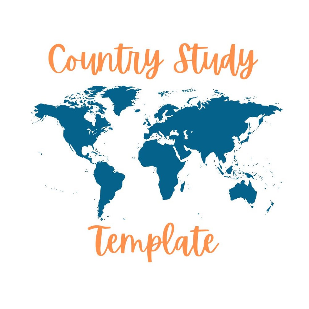 COUNTRY STUDY TEMPLATE - World Geography Research Notebook Pages ...