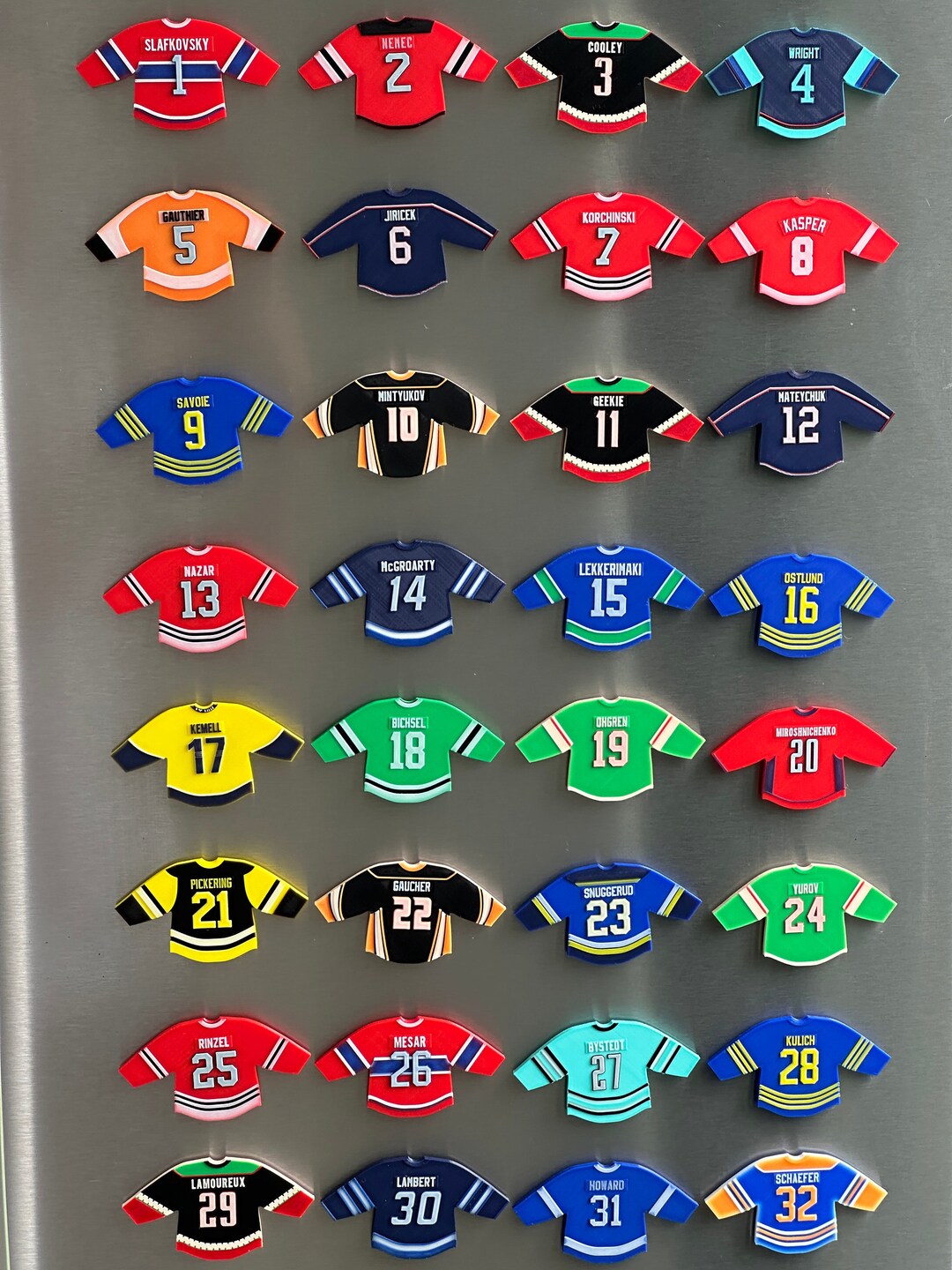 Custom Nhl-themed 3D Printed Magnet - Etsy Australia