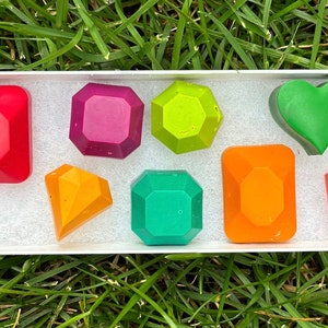 Gemstone Crayons mermaid Treasure Set - Etsy