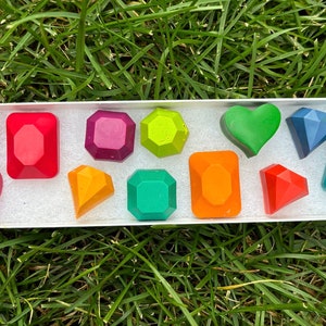 Gemstone Crayons mermaid Treasure Set - Etsy