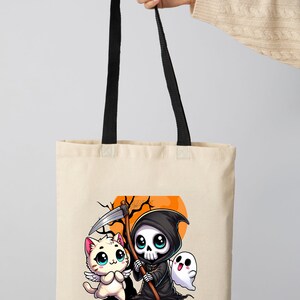 Halloween Cat "soul Reaper" Clip Art – Trendy, Funny Digital Download ...