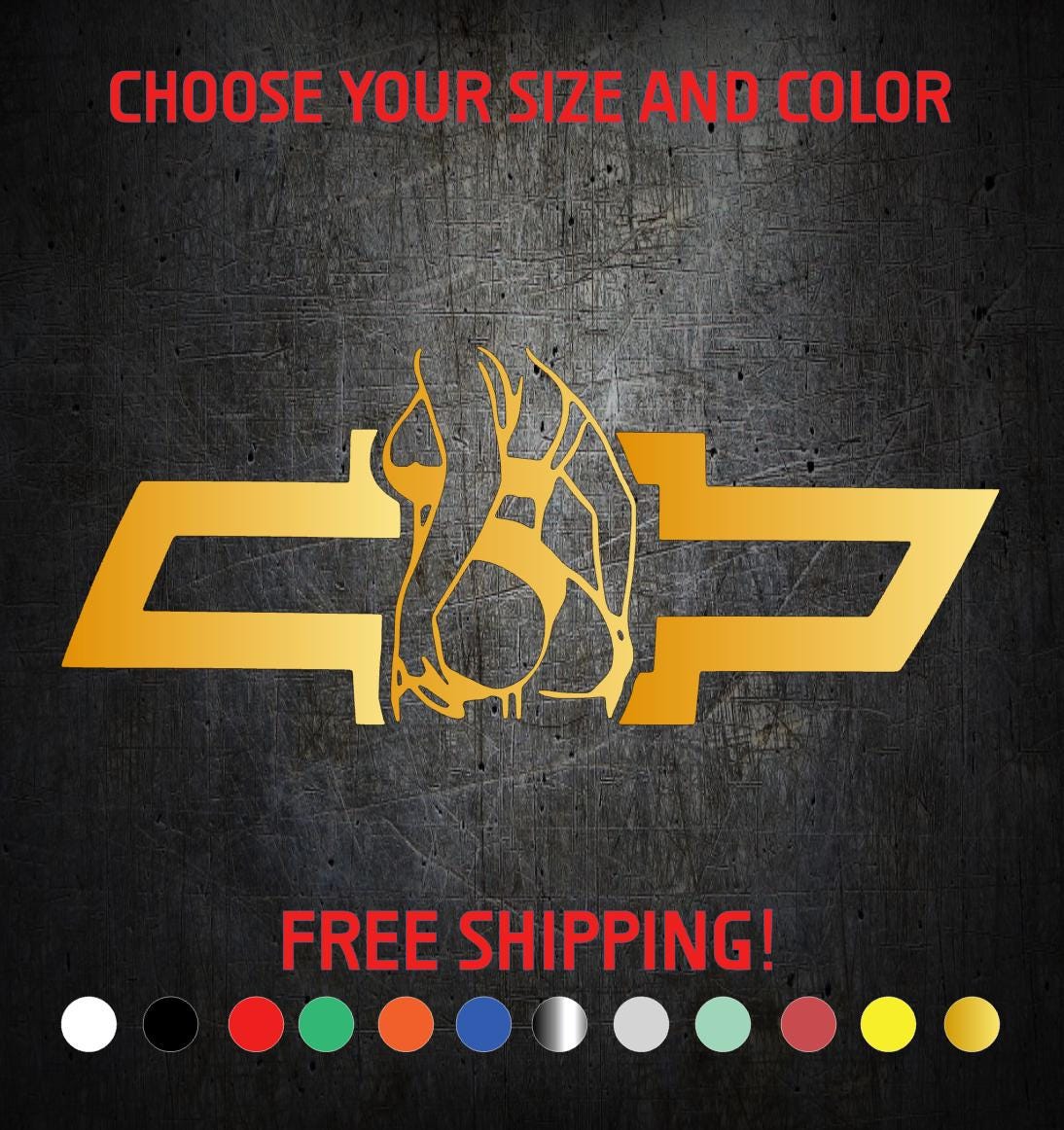 Chevy Hot Girl Decal - Chevrolet Decal Sticker for Trucks Car SUV ...