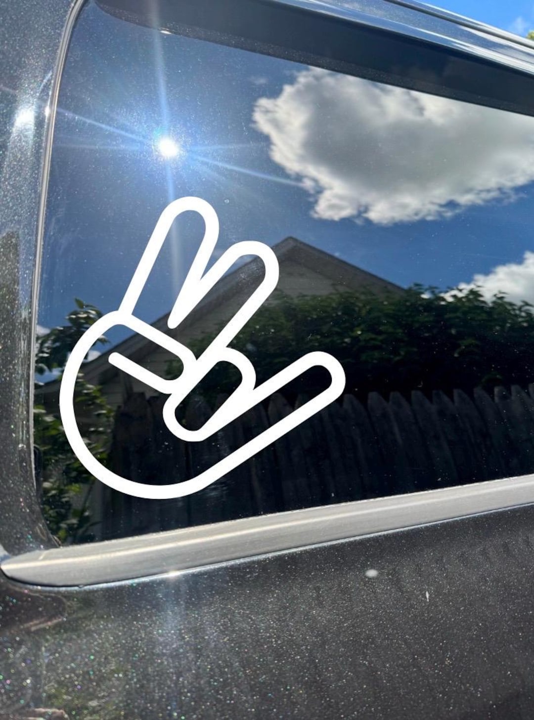 Shocker Hand Vinyl Decal Fun Car Sticker for a Unique Touch Gift for ...
